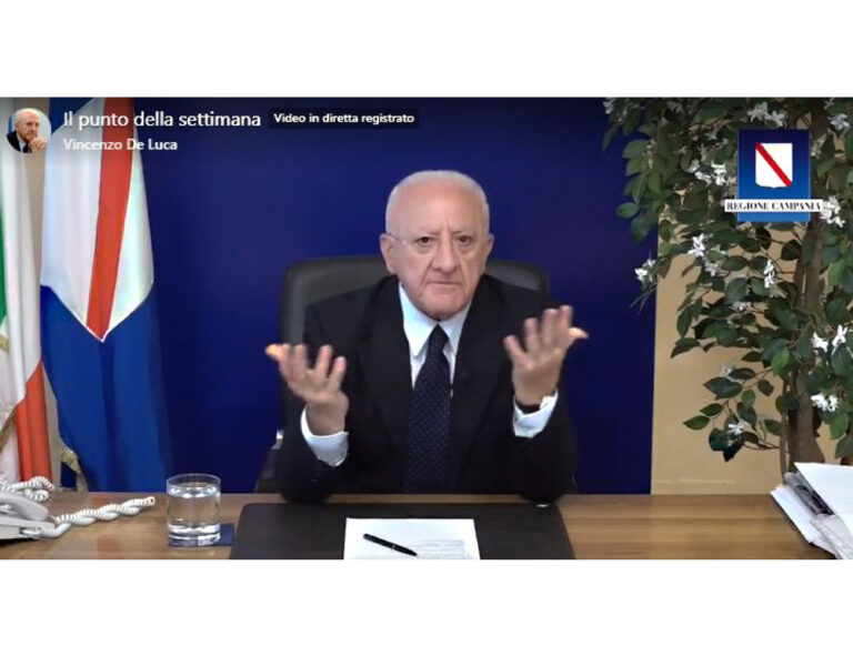 De Luca, in Campania nulla è chiuso, farò operazione verità - EspansioneTv