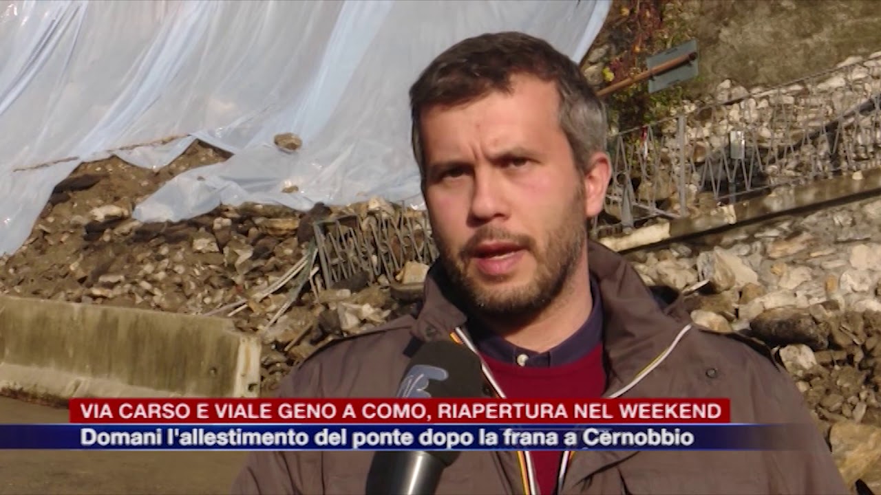 Via Carso e viale Geno a Como, riapertura nel weekend. Domani l ...