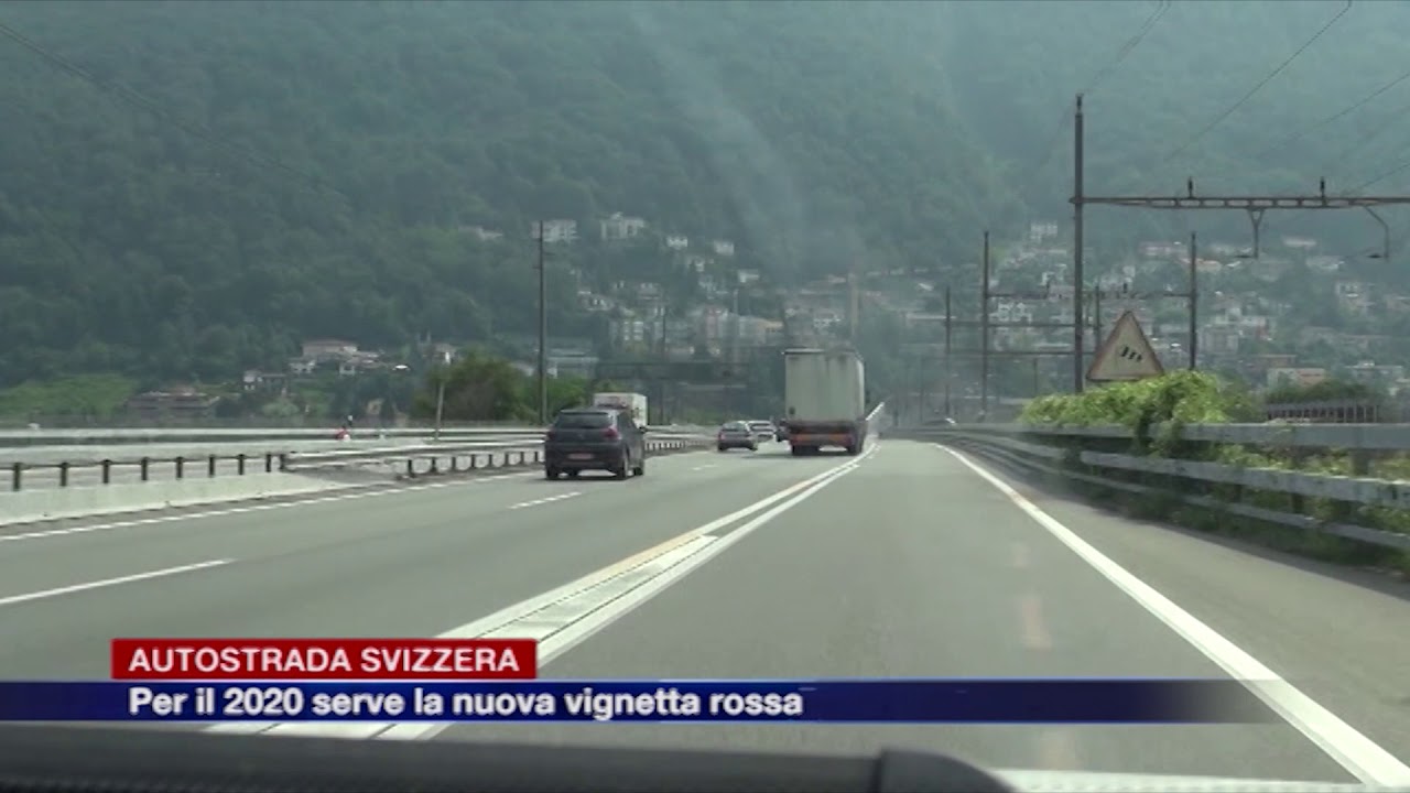 Autostrada svizzera: per il 2020 serve la nuova vignetta rossa ...